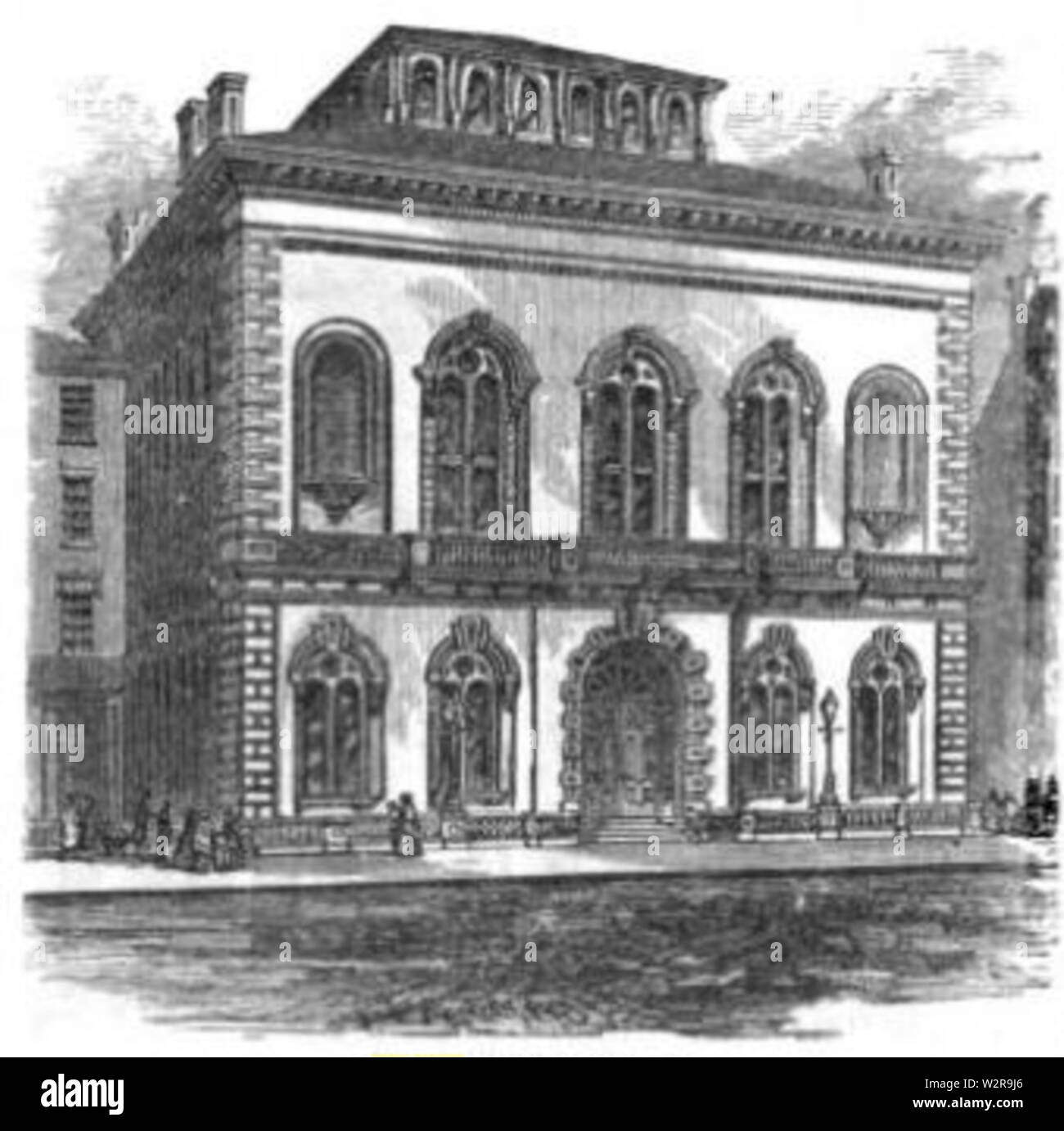 Boston Public Library Boylston Street Old Main Branch Stock Photo - Alamy