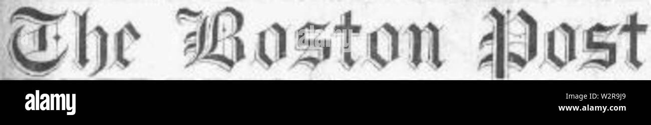 Boston Post logo Stock Photo - Alamy