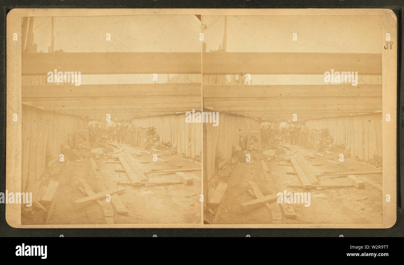 Boston water works, Sudbury River Conduit, 1876, Division III, Section ...