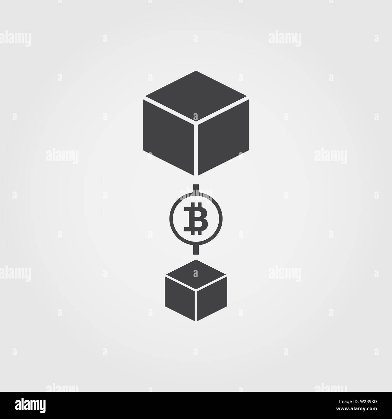Transaction Fee Flat Icon Monochrome Creative Design From Blockchain