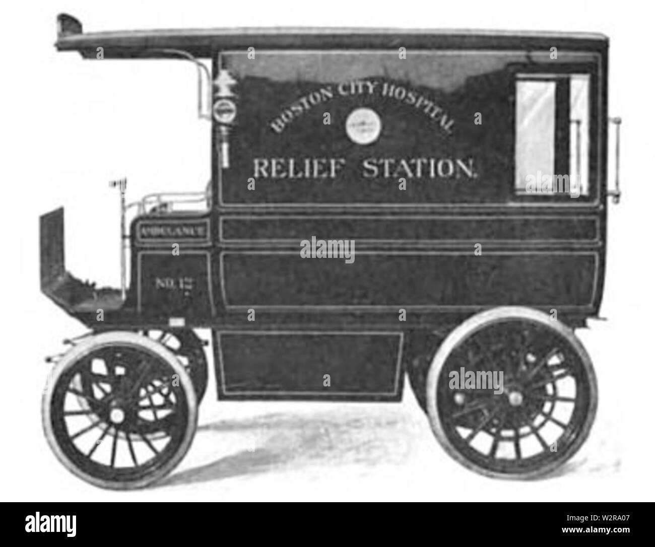 BostonCityHospital ca1905 ReliefStation Stock Photo - Alamy