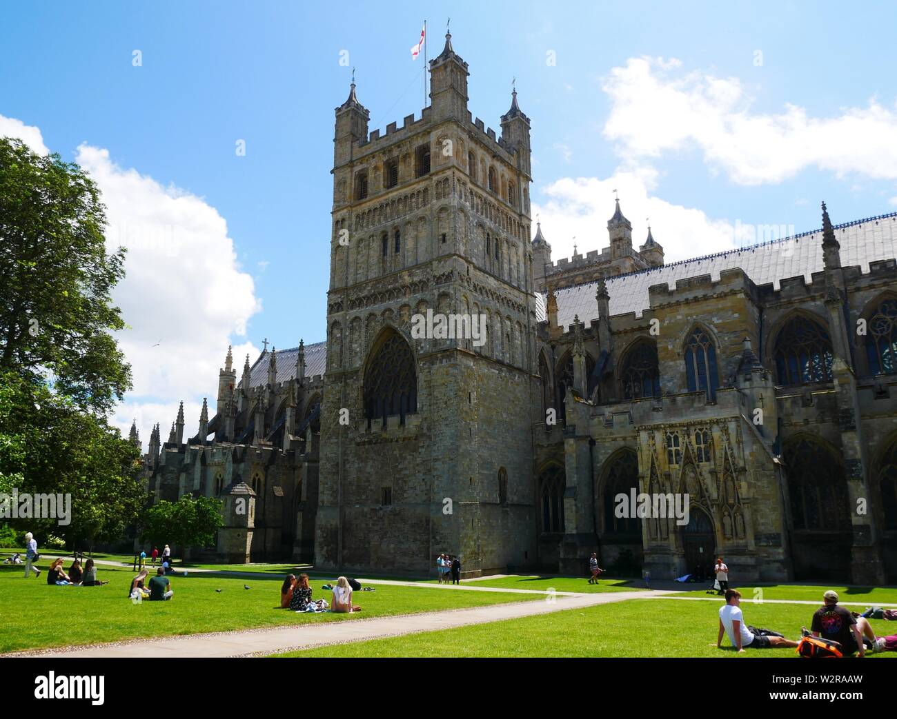 Exeter Cathedral, Exeter, Devon Stock Photo - Alamy