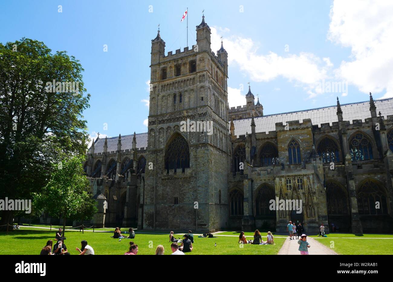 Exeter Cathedral, Exeter, Devon Stock Photo - Alamy