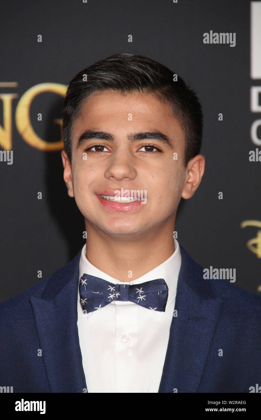 Neel Sethi 07/09/2019 “The Lion King” Premiere held at Dolby Theatre in ...