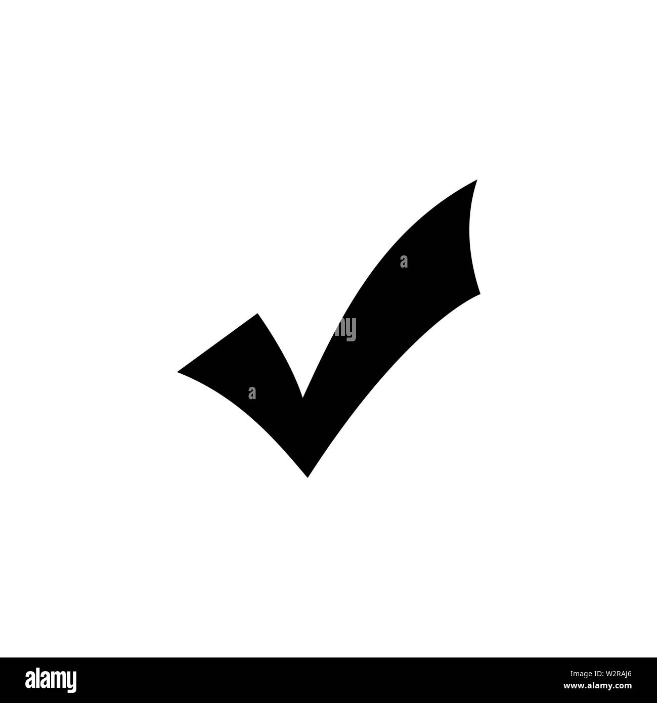 Right Icon In Flat Style Vector For Apps, UI, Websites. Black Icon ...