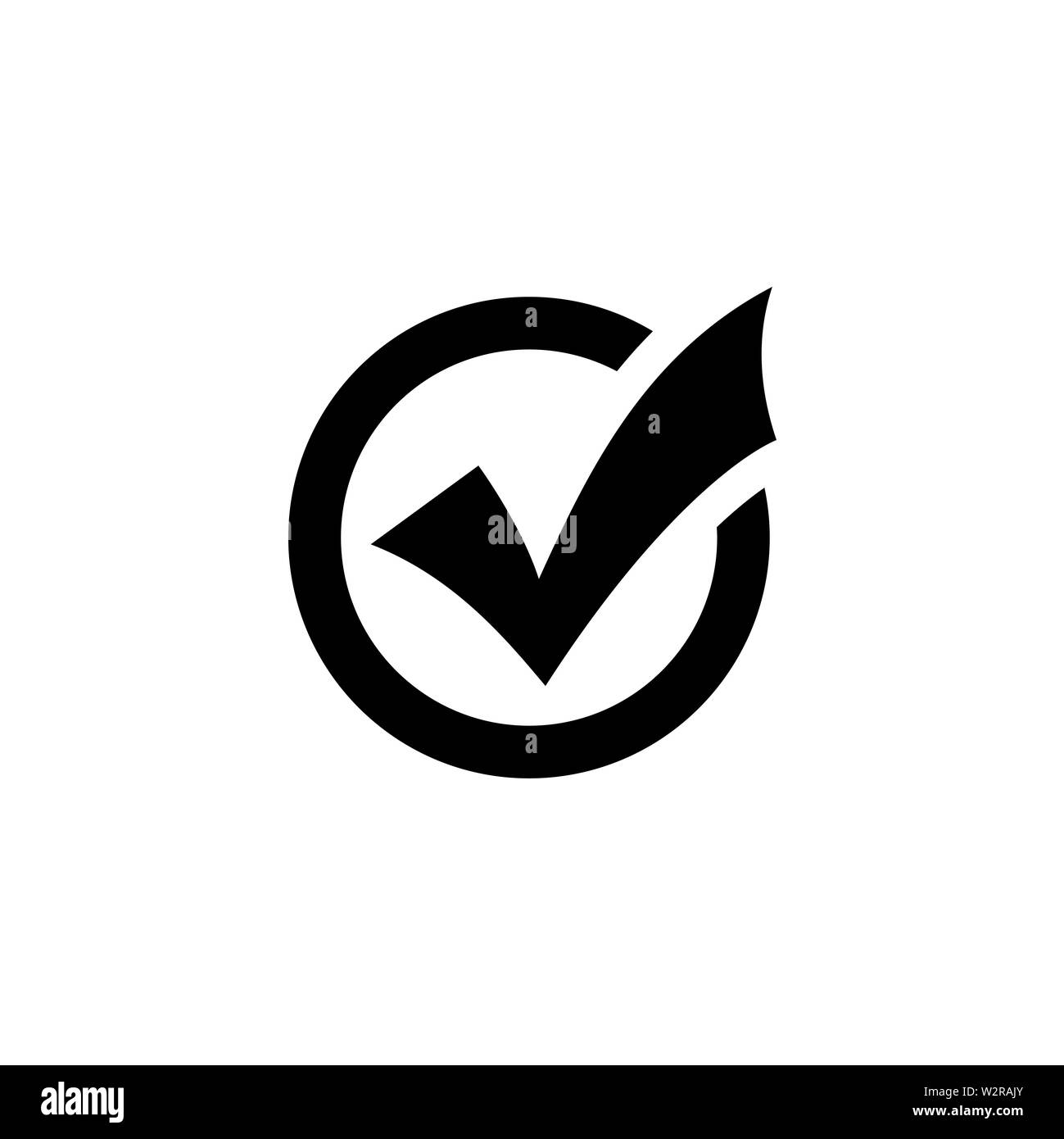 Right Icon In Flat Style Vector For Apps, UI, Websites. Black Icon ...