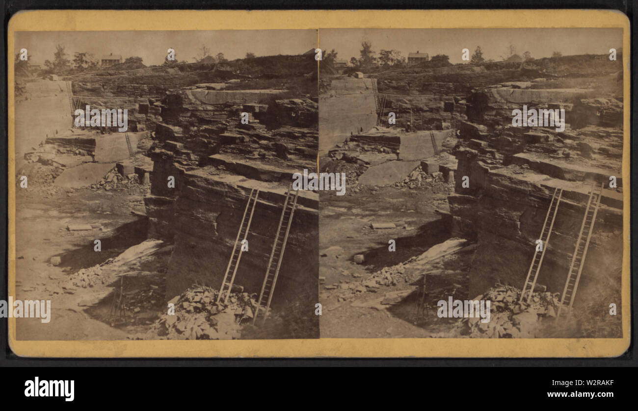 Brainerd Quarry, Portland, Conn, from Robert N Dennis collection of ...