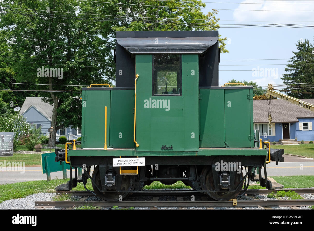 Diesel locomotive switcher Stock Photo - Alamy