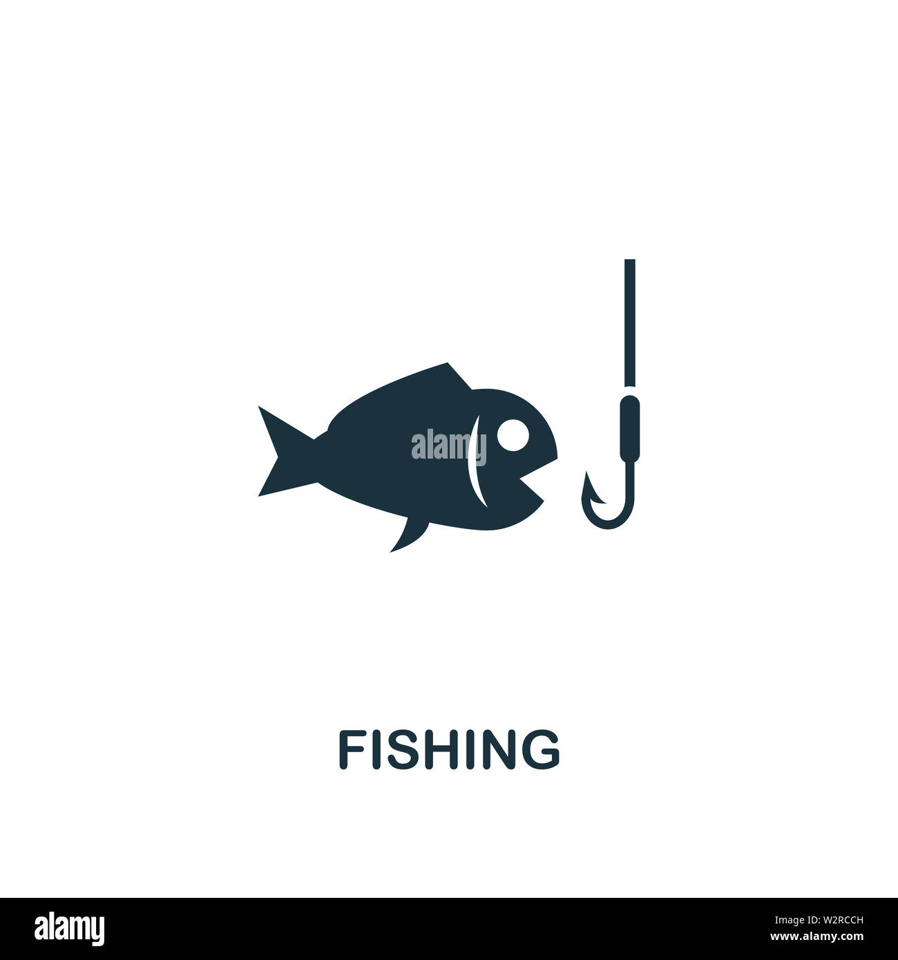 Fishing icon. Creative element design from tourism icons collection ...