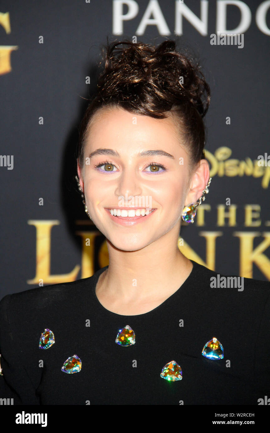 Sky Katz 07/09/2019 “The Lion King” Premiere held at Dolby Theatre in ...