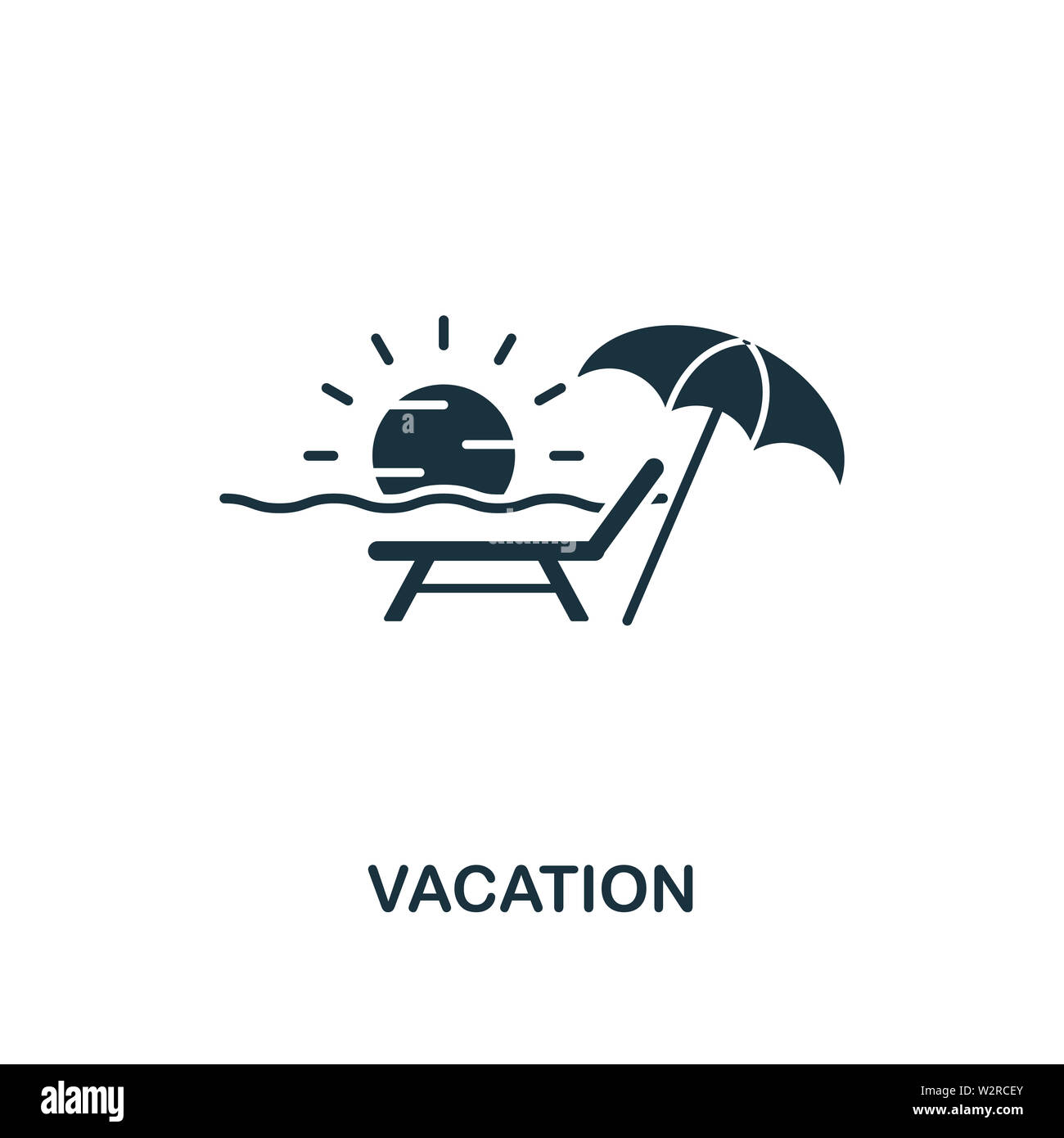 Vacation Icon Creative Element Design From Tourism Icons Collection Pixel Perfect Vacation