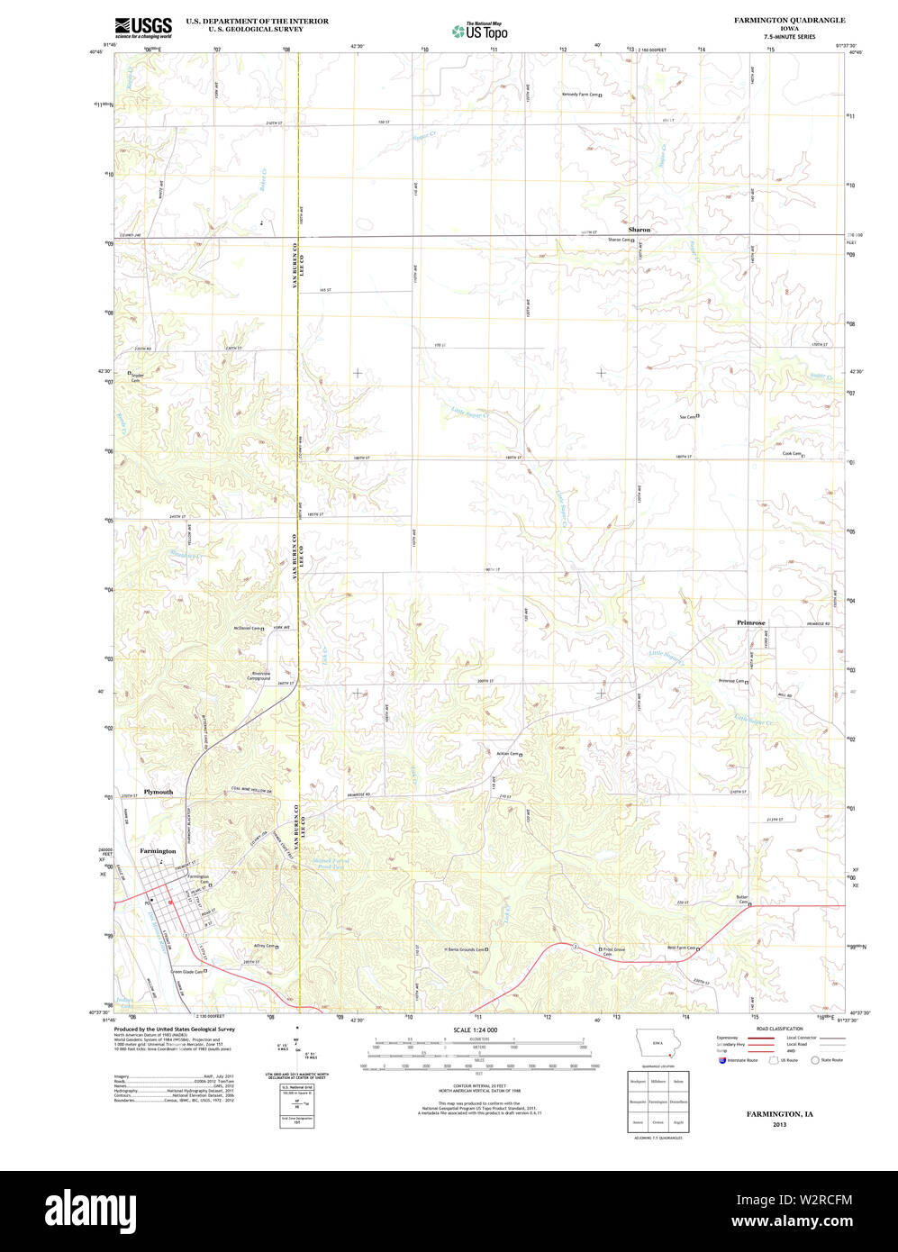 Farmington map Cut Out Stock Images & Pictures - Alamy
