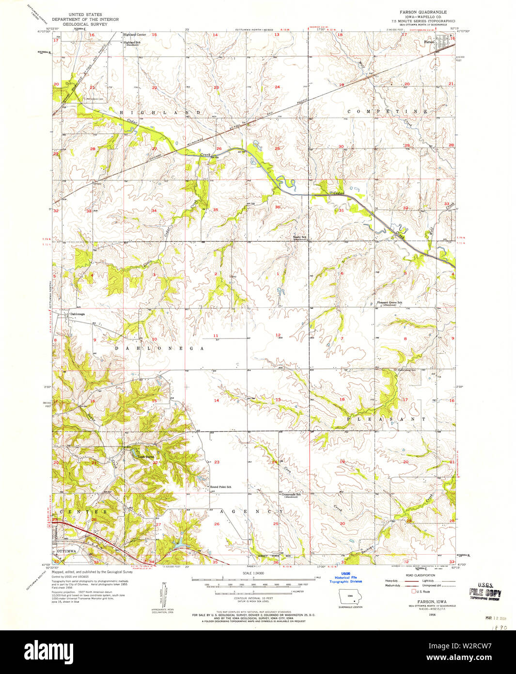 Farson map hi-res stock photography and images - Alamy