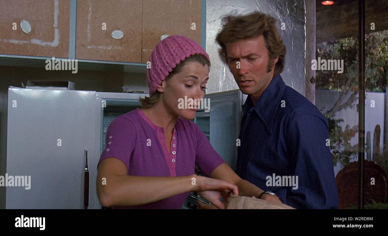Los Angeles.CA.USA. Clint Eastwood and Jessica Walter in a scene in ...