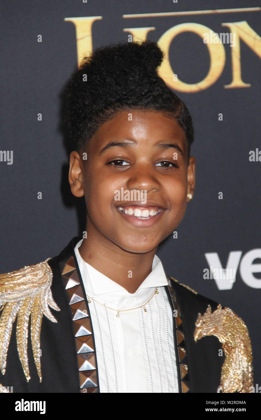JD McCrary 07/09/2019 "The Lion King" Premiere held at the Dolby ...