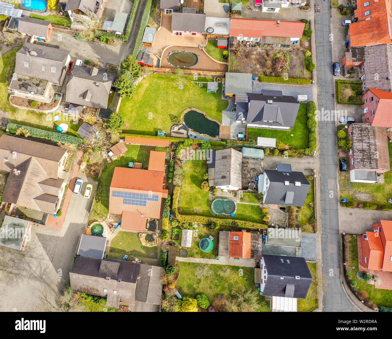 Family house german suburb hi-res stock photography and images - Alamy