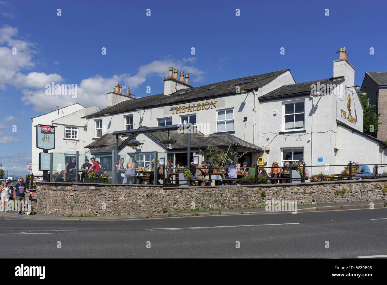 The albion pub arnside hi-res stock photography and images - Alamy