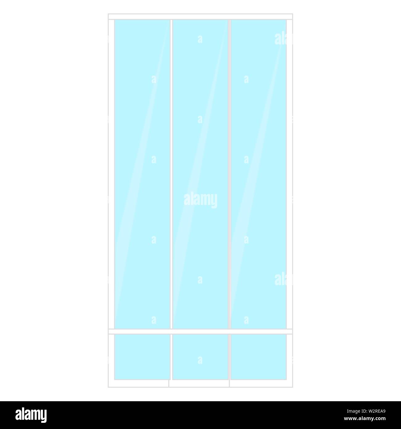Isolated window image on a white background - Vector Stock Vector Image ...