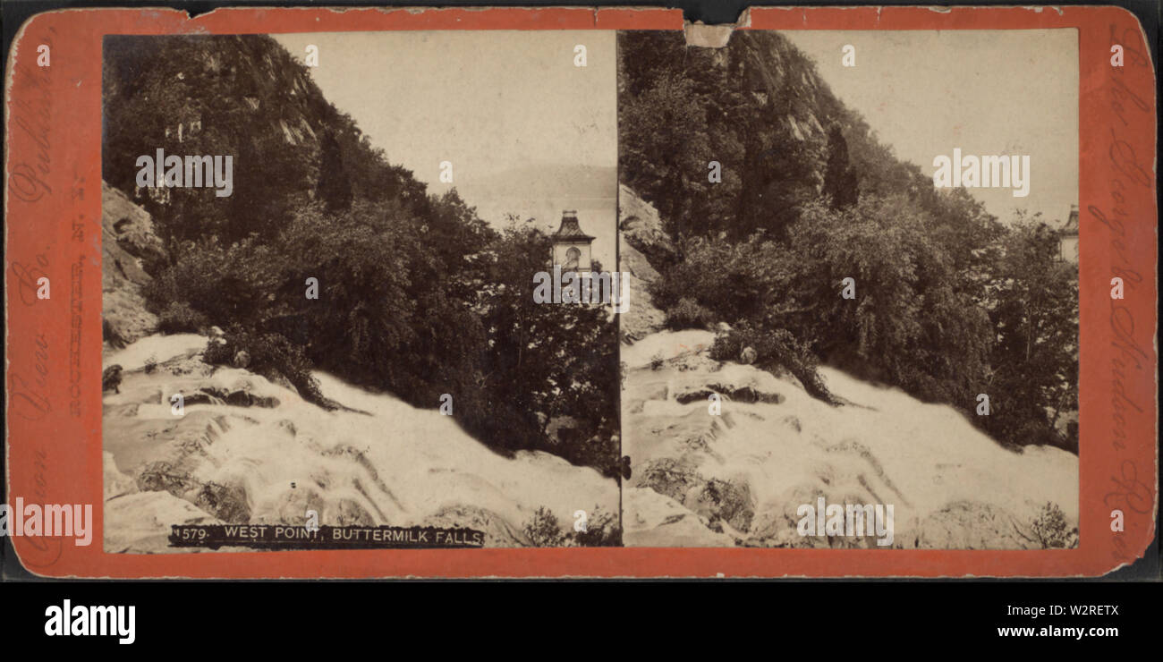 Butter Milk Falls, West Point, by Union View Co Stock Photo - Alamy