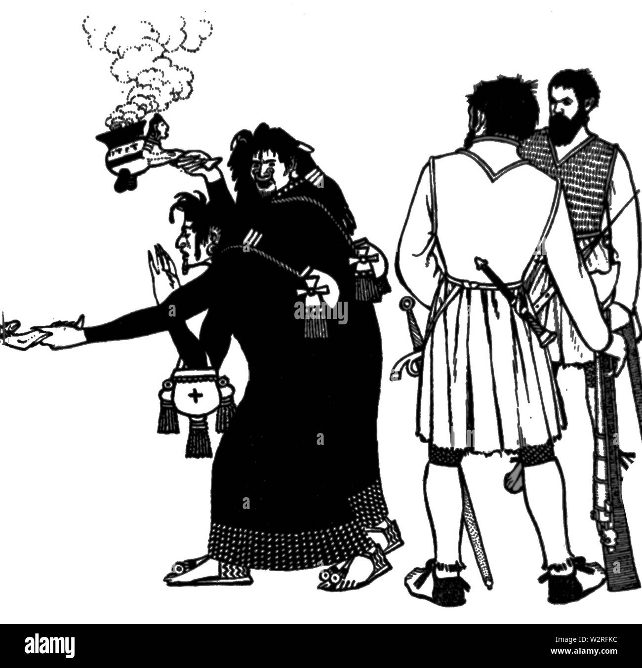 Priests history hi-res stock photography and images - Alamy