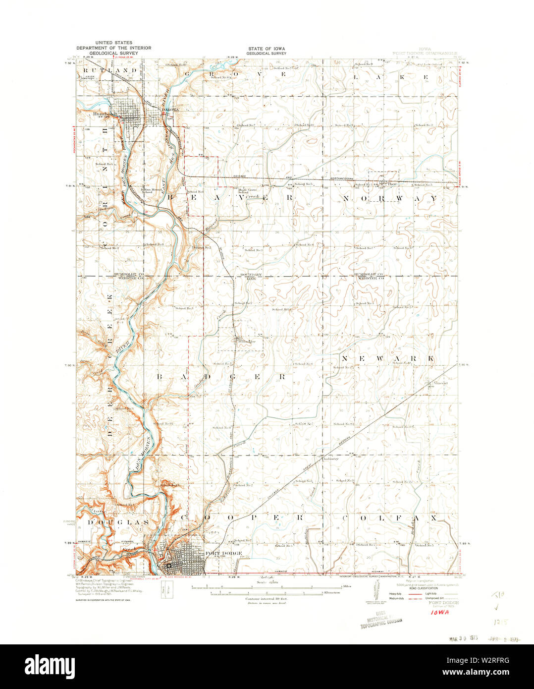 Fort dodge iowa map hi-res stock photography and images - Alamy