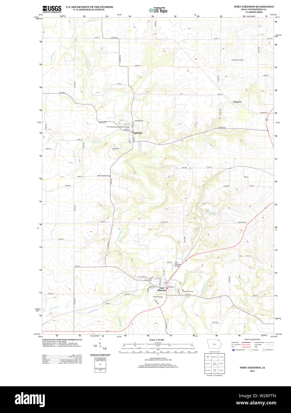 Map of atkinson Cut Out Stock Images & Pictures - Alamy