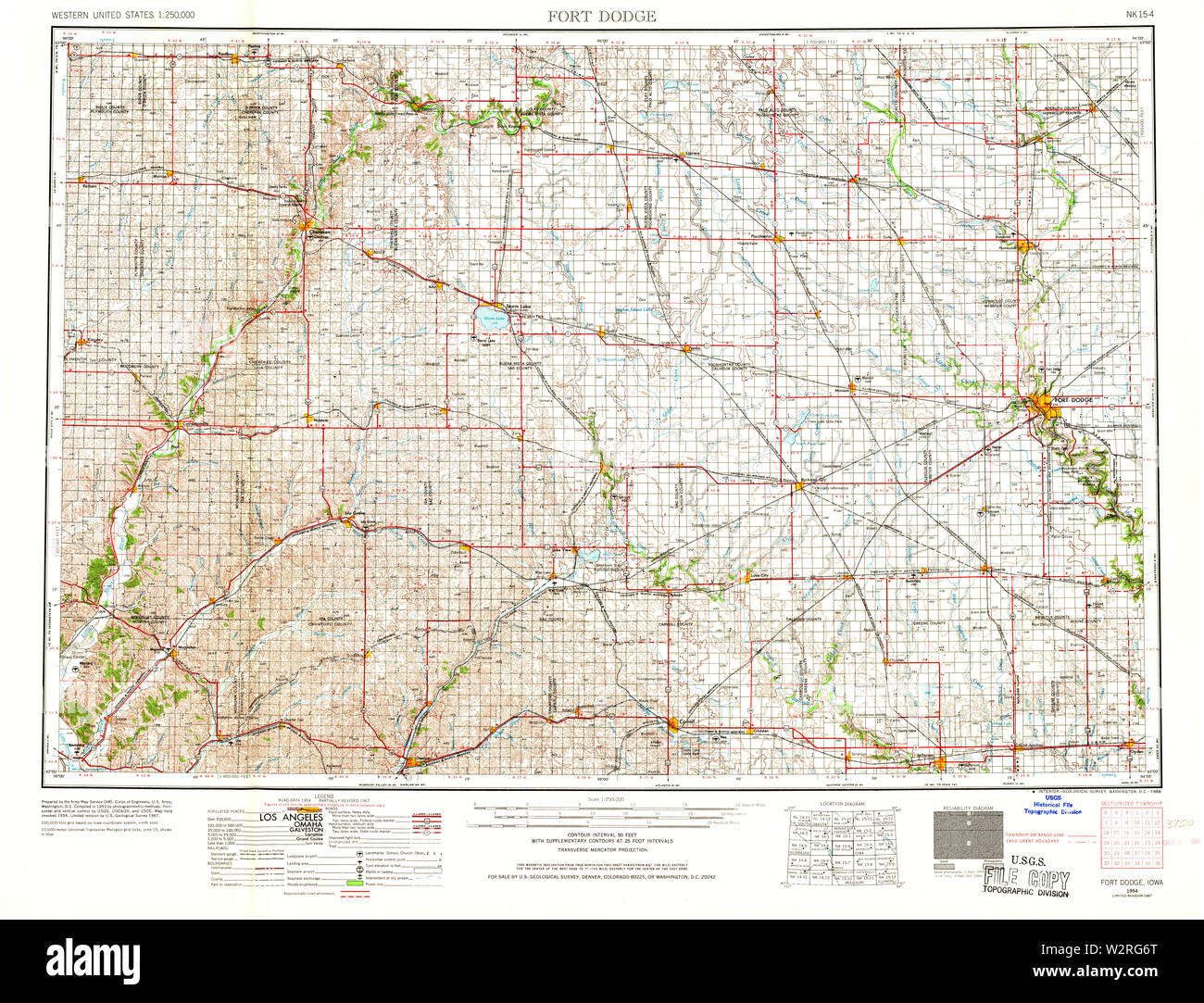 Fort dodge iowa map hi-res stock photography and images - Alamy