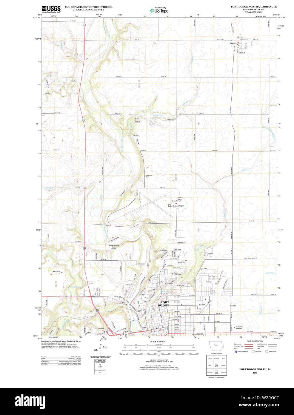 Fort dodge iowa map hi-res stock photography and images - Alamy