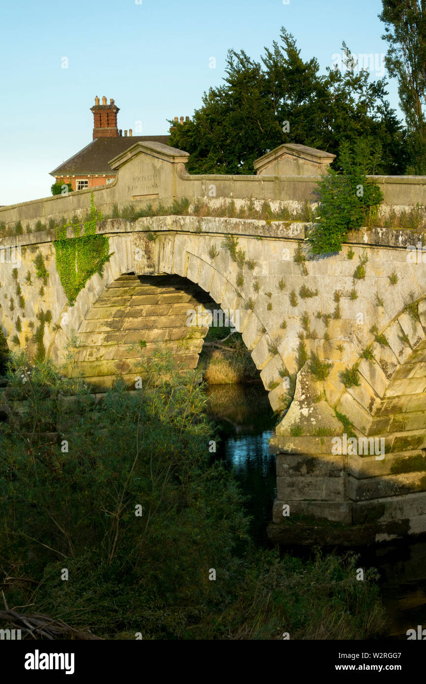 A former road bridge, known as Old Atcham Bridge Stock Photo - Alamy