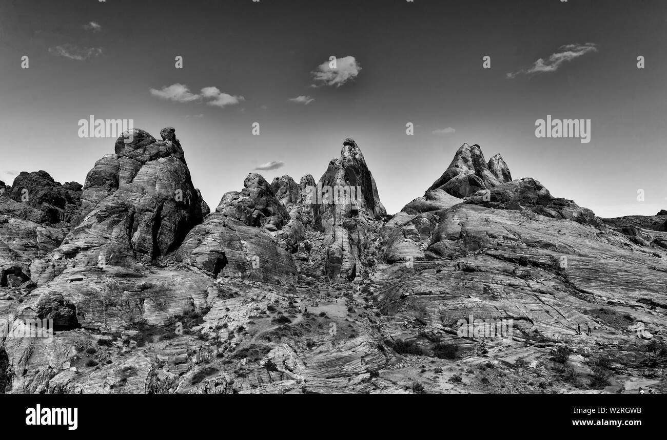 Rock formations in Valley of Fire State Park, Nevada USA Stock Photo ...