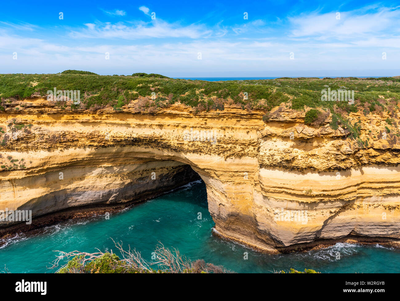 The Razorback rock in Port Campbell National Park, Victoria, Australia ...