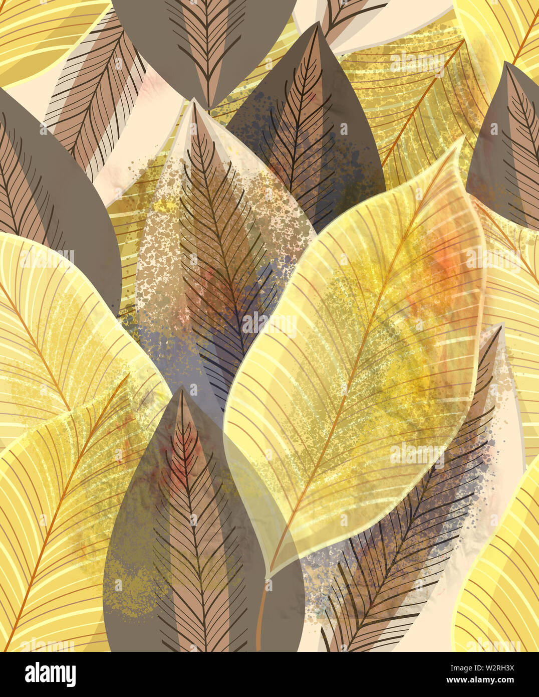 Gold leaves hi-res stock photography and images - Alamy