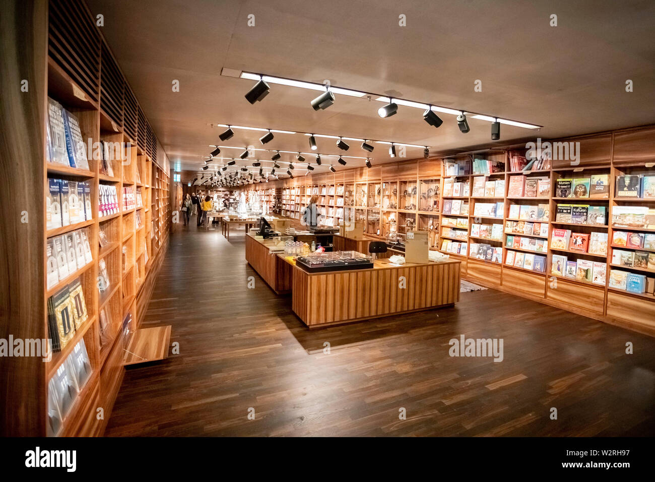 Berlin, Germany. 10th July, 2019. The museum shop of the James Simon ...