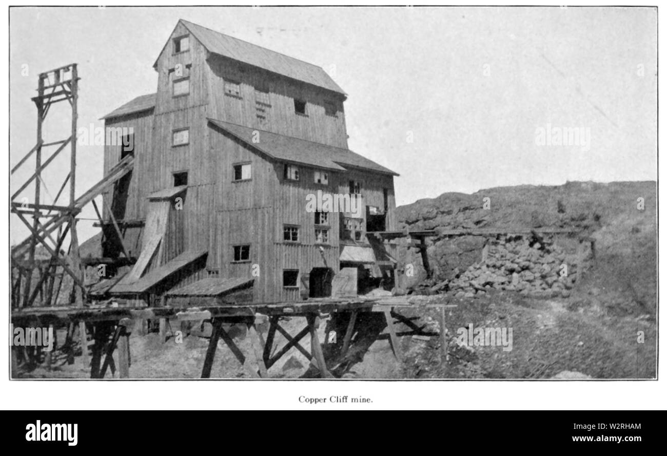 Canadian Copper Company Copper Cliff mine Stock Photo - Alamy