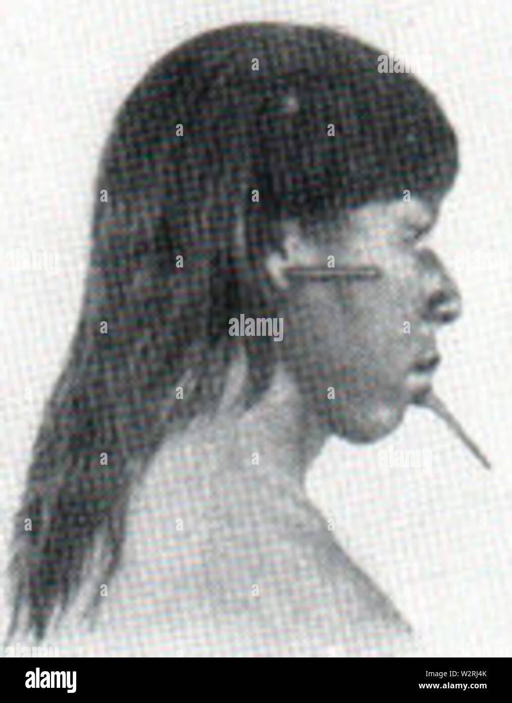 Caraja American Indian Mongoloid Stock Photo - Alamy
