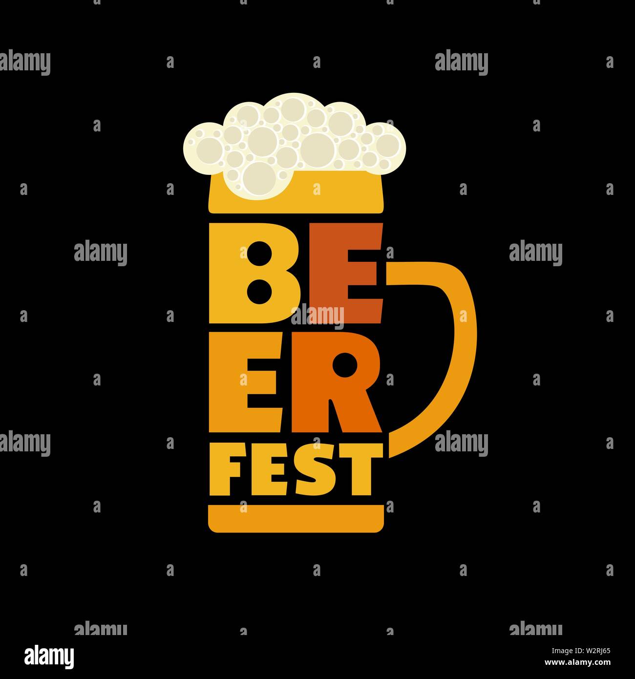 Beer letters Stock Vector Images - Alamy