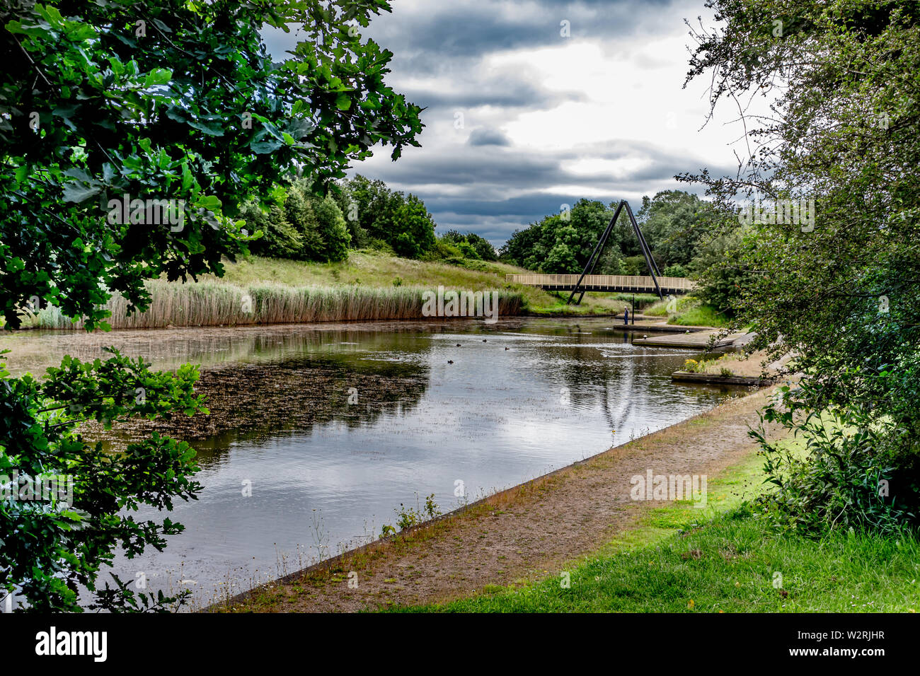 Moira Furnace Museum and Ashby Canal near Conkers Waterside Centre ...