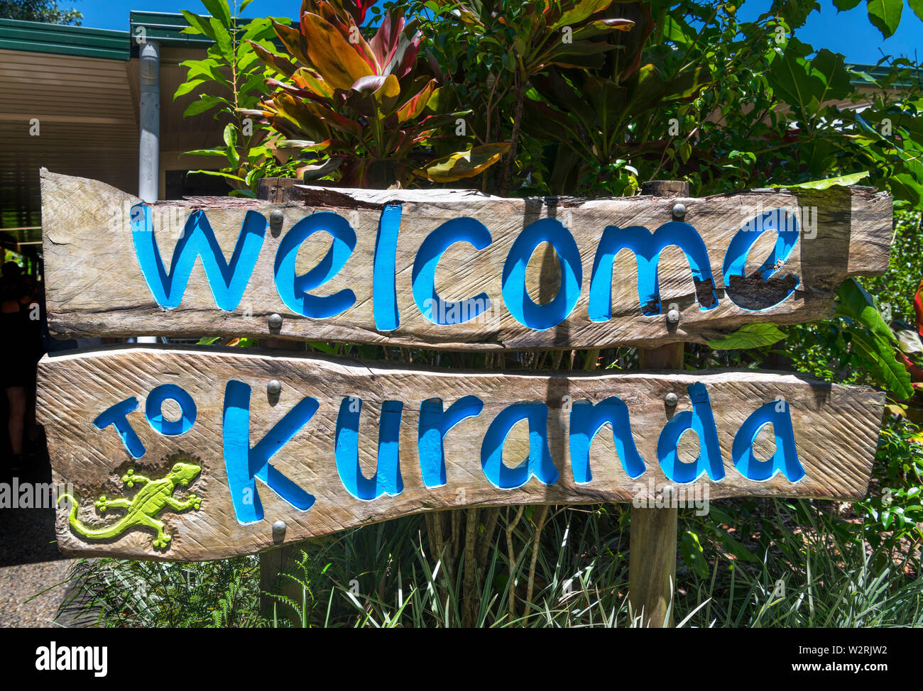 Kuranda tourist sign hi-res stock photography and images - Alamy