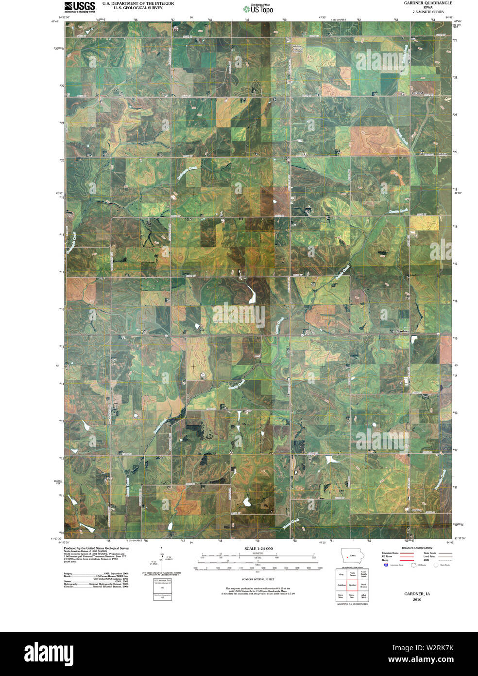 Map of gardner Cut Out Stock Images & Pictures - Alamy