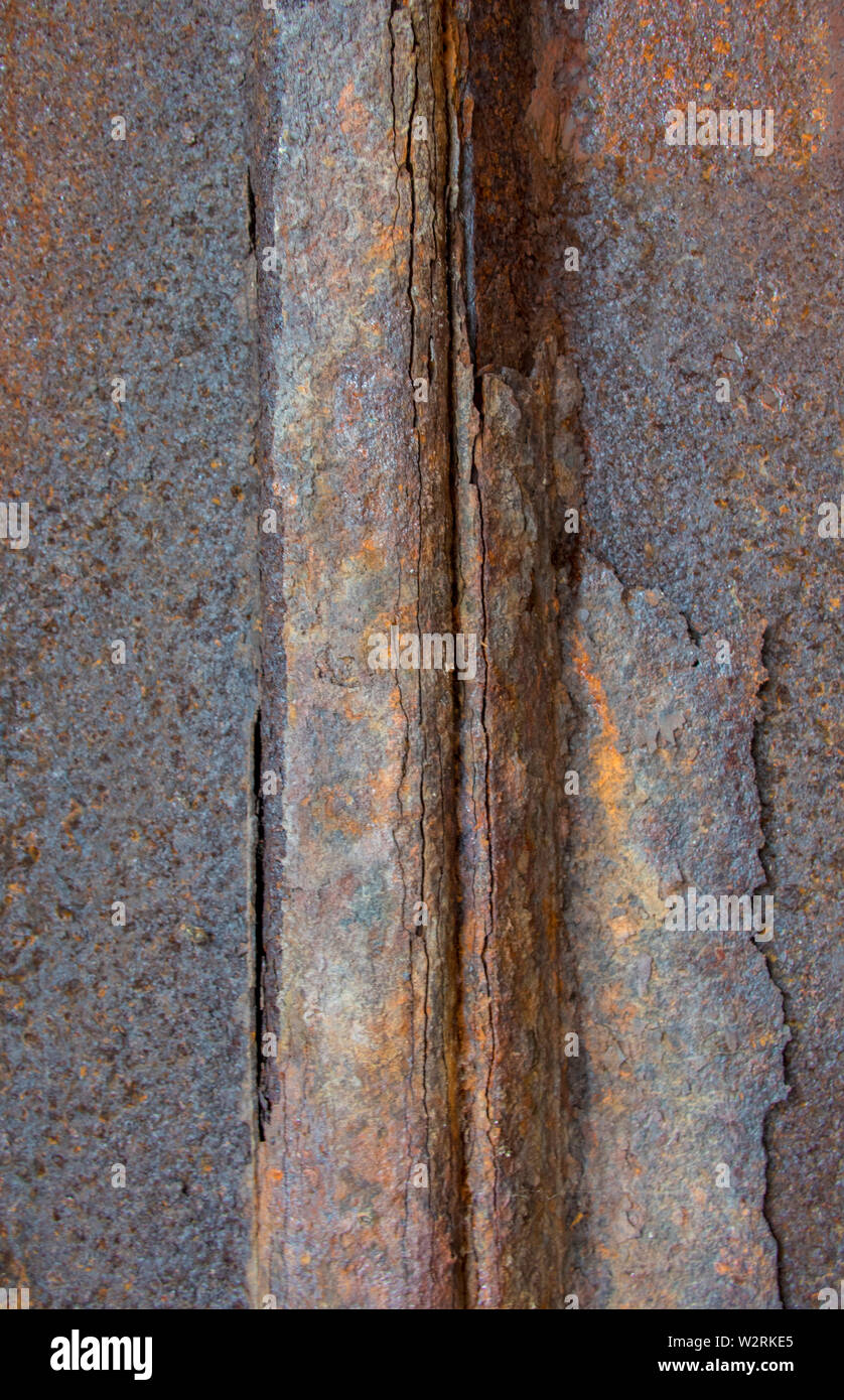 Rust on iron. Horizontal dimention is 25 cm Stock Photo - Alamy