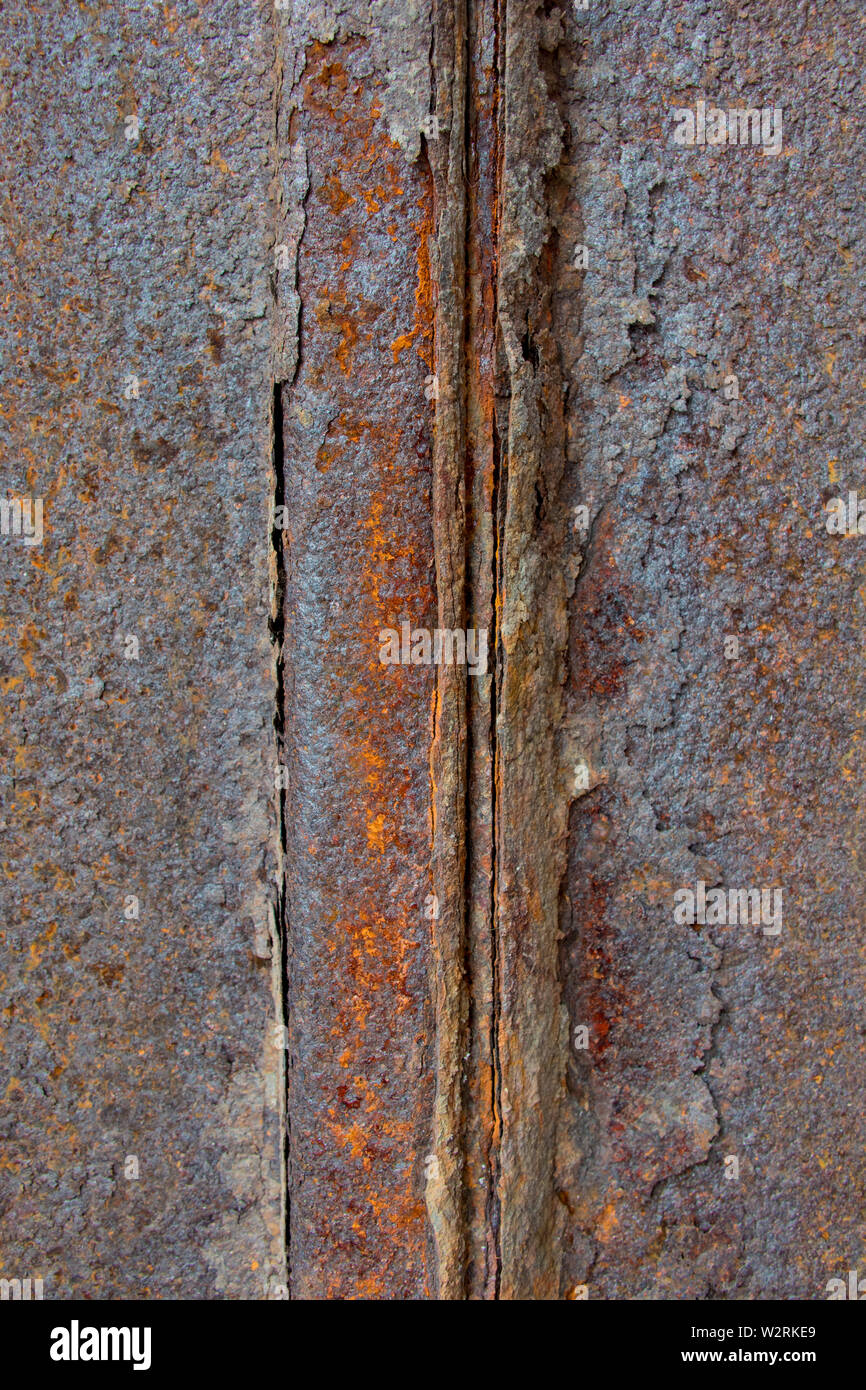 Rust on iron. Horizontal dimention is 25 cm Stock Photo - Alamy