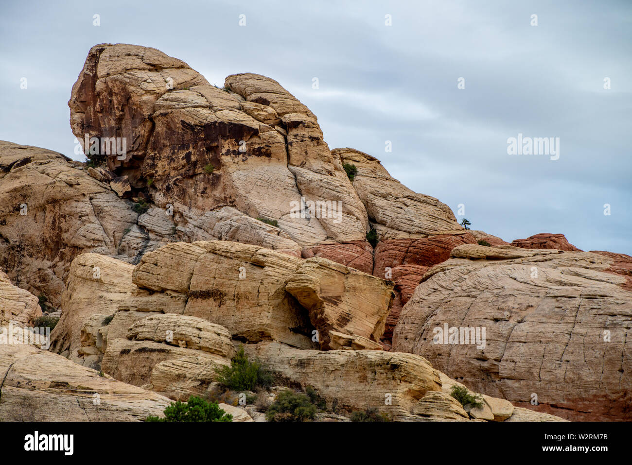 The Red Rock Canyon National Conservation Area near Las Vegas Stock ...