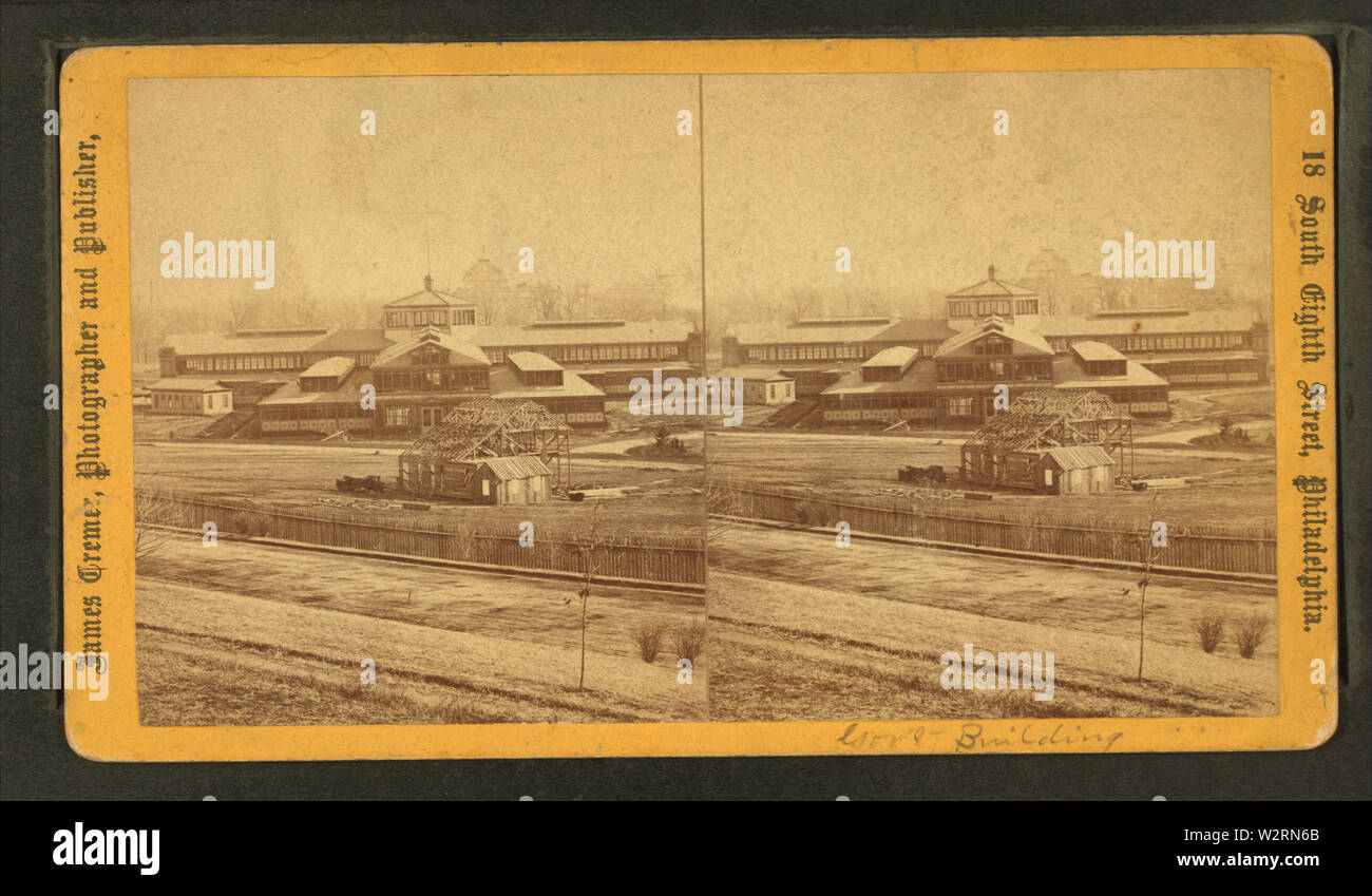 Centennial Grounds Government building, by Cremer, James, 1821-1893 ...