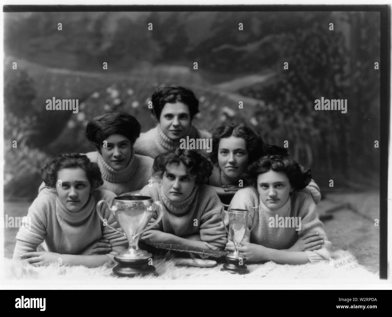 Team girls Black and White Stock Photos & Images - Alamy