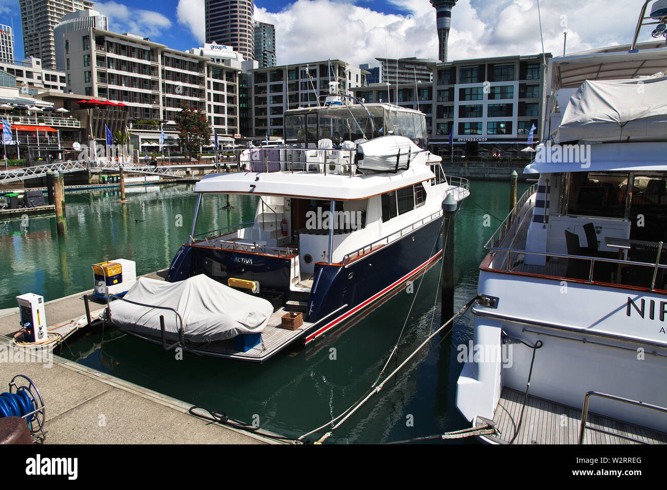 Auckland city of sails, New Zealand Stock Photo - Alamy