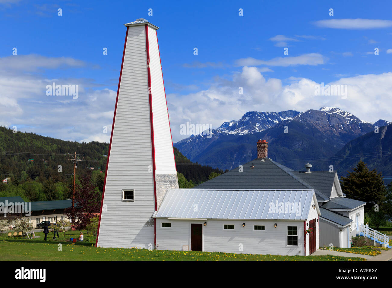Fire Hall, Fort Seward, Haines, Lynn Canal, Alaska, USA Stock Photo - Alamy