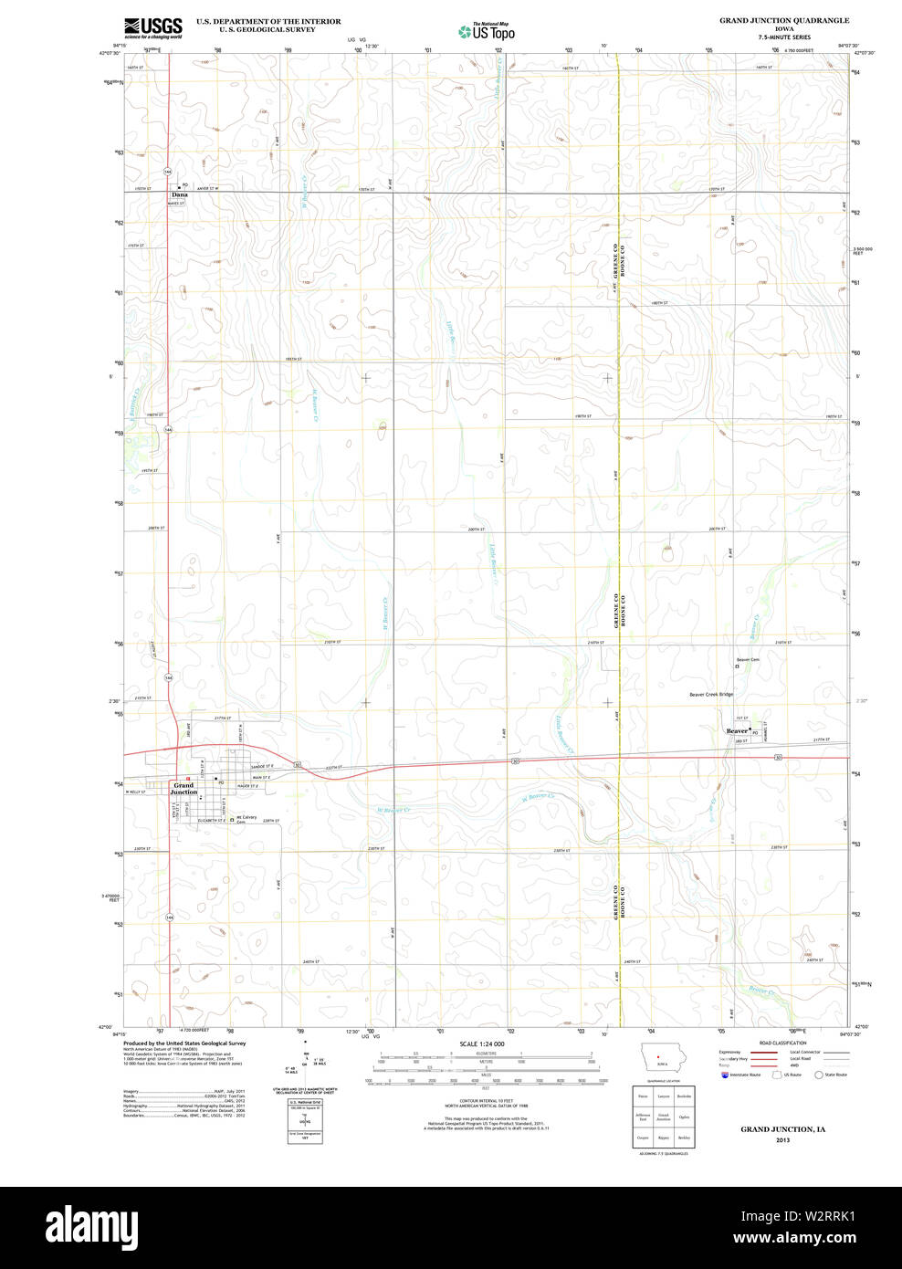Iowa junction historical Cut Out Stock Images & Pictures - Alamy