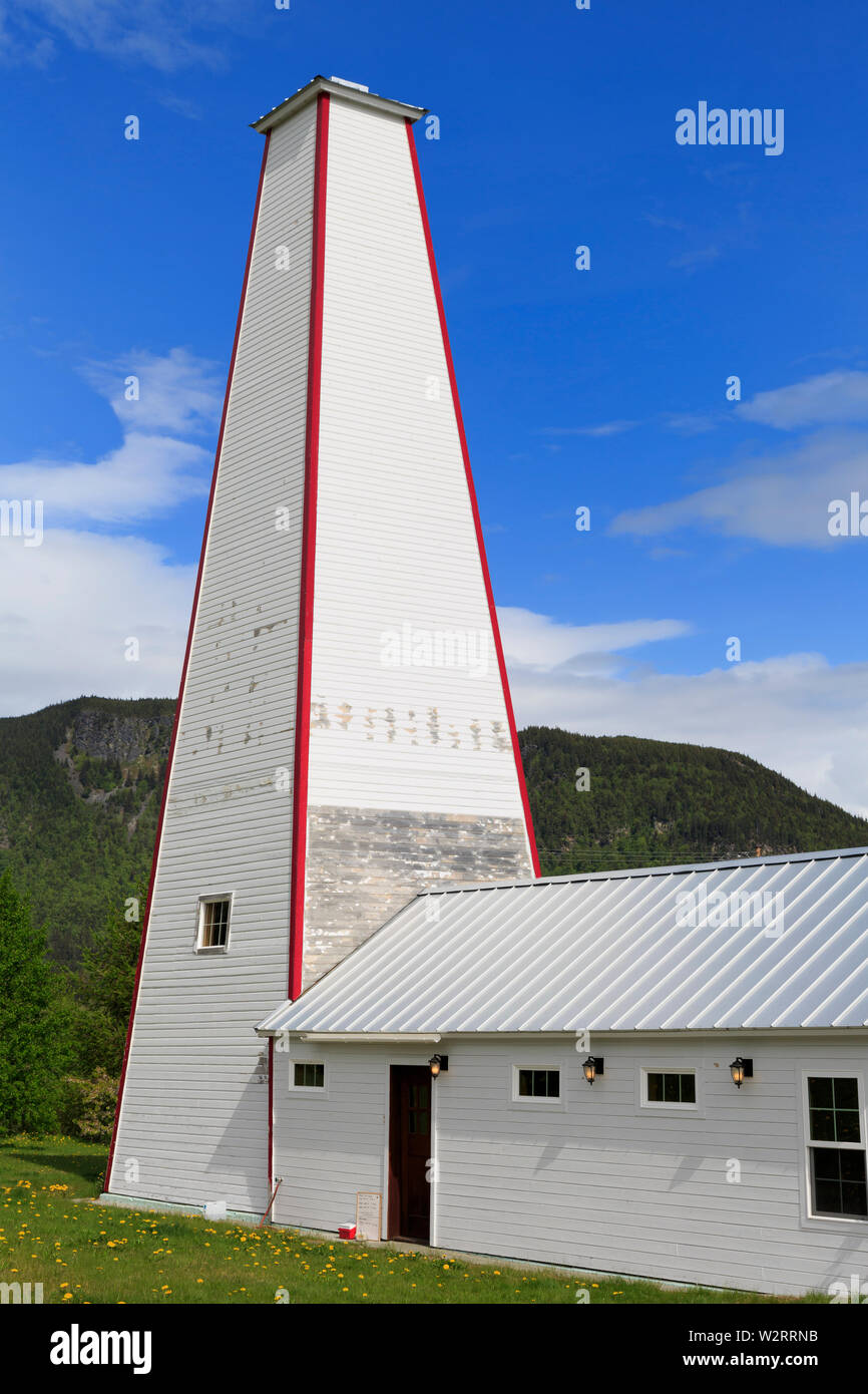 Fire Hall in Fort Seward, Haines, Lynn Canal, Alaska, USA Stock Photo ...