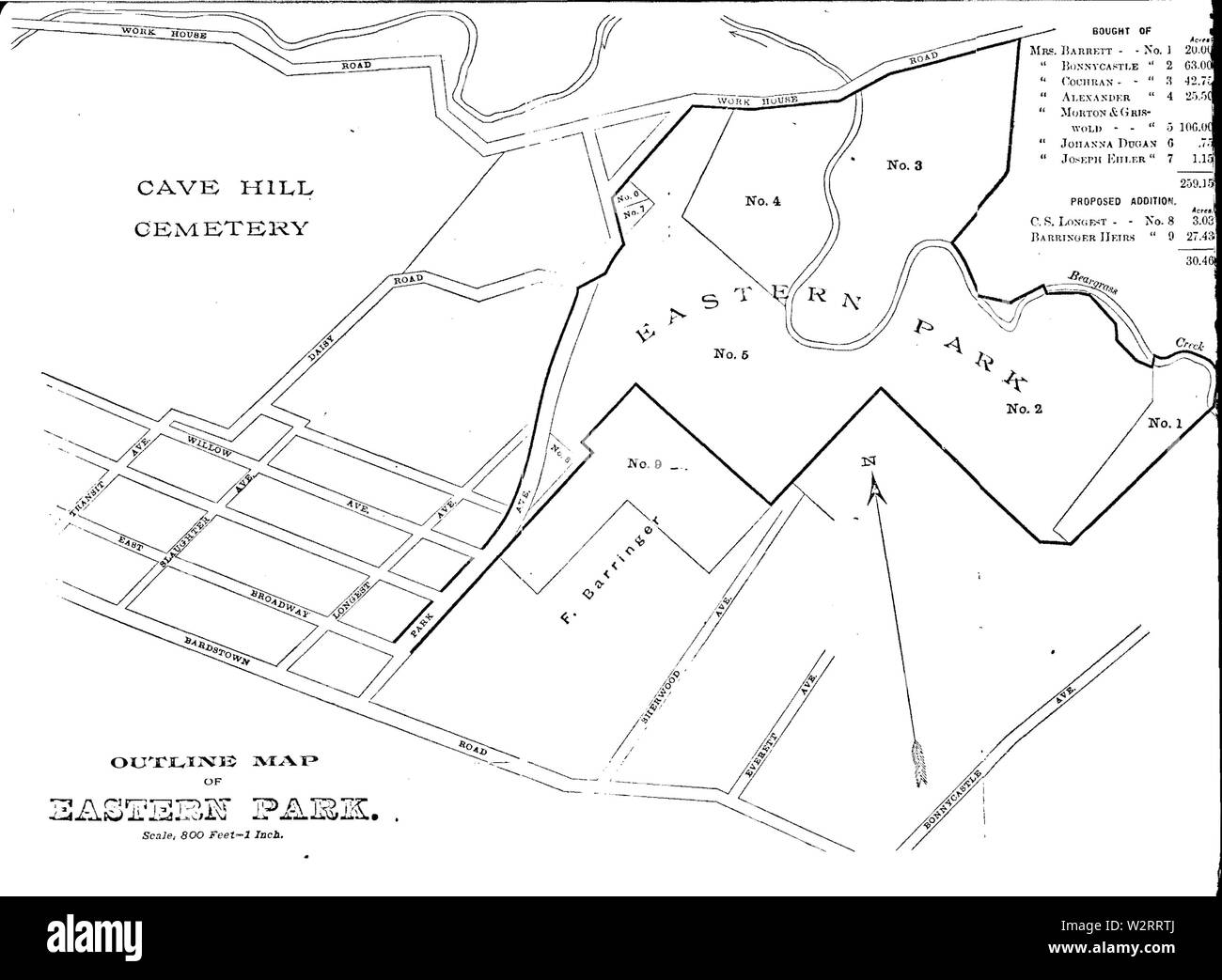 Map of cherokee hi-res stock photography and images - Alamy
