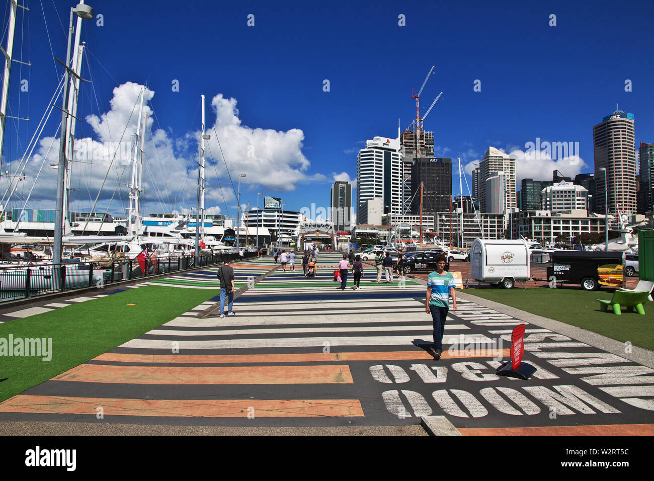 Auckland city of sails, New Zealand Stock Photo - Alamy